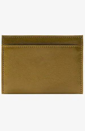 TUSK Leonardo Folded Card Case - Olive/blue