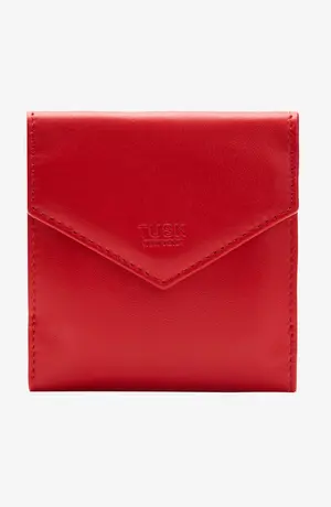 TUSK Joy L Shaped Wallet - Red