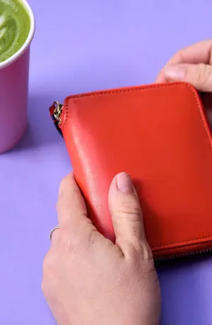 TUSK Joy Zip Around Wallet - Orange
