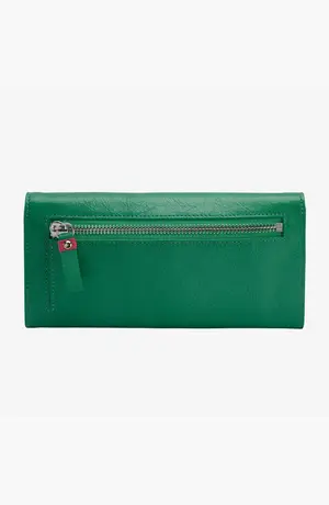 TUSK Siam Accordion Wallet - Grass/indigo