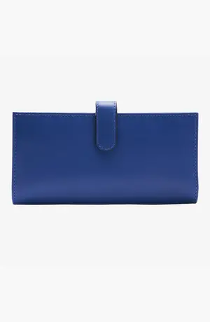 TUSK Joy Long Slim Wallet - Iris/water Blue