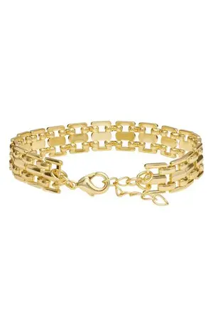 ATHRA LUXE Modern Muse Tile Chain Bracelet