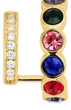 ATHRA LUXE Modern Muse Hoop Earrings