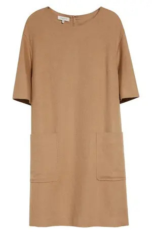 Lafayette 148 New York Patch Pocket Shift Dress