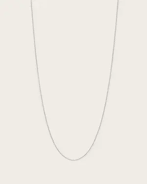 ALLSAINTS Jay Ball Chain Necklace - Silver