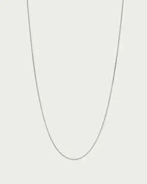ALLSAINTS Sterling Medium Curb Chain Necklace - Silver