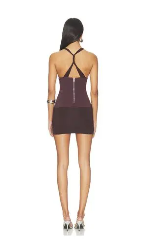 1XBLUE Spiral Mini Dress