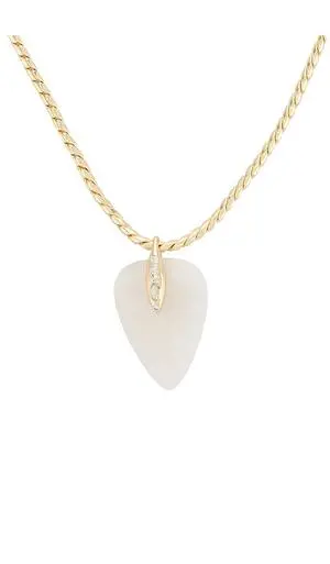 Ettika Solstice Pendant Choker Necklace - Bone