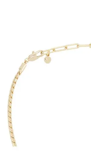 Ettika Solstice Pendant Choker Necklace - Bone