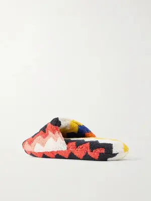 Missoni Striped Cotton-terry Slippers