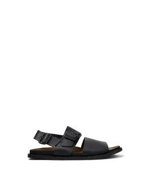 Camper Lluc Leather Sandals - Black