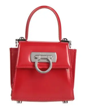 FERRAGAMO Ballerina Leather Handbag
