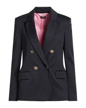 Liu Jo Jacquard Houndstooth Double-breasted Blazer