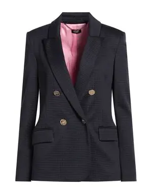 Liu Jo Jacquard Houndstooth Double-breasted Blazer