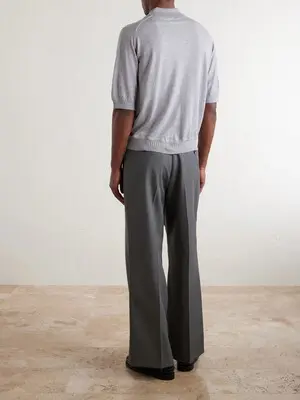 John Smedley Bill Nighy Merino Wool Polo Shirt