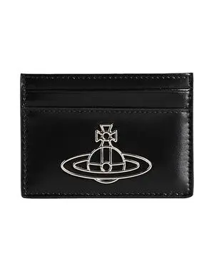 VIVIENNE WESTWOOD Cardholder Cow Leather - Black