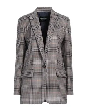 DONDUP Glen Plaid Single-breasted Blazer