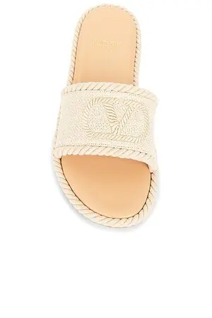 Valentino Garavani V Logo Torchon Slide