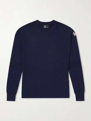 Moncler Logo-appliquéd Crepe Sweater