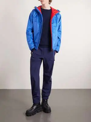 Moncler Logo-appliquéd Crepe Sweater