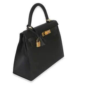 Hermès Epsom Sellier Kelly 28 Phw - Black