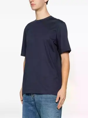 Zegna Crew-neck Short-sleeve T-shirt - Blue