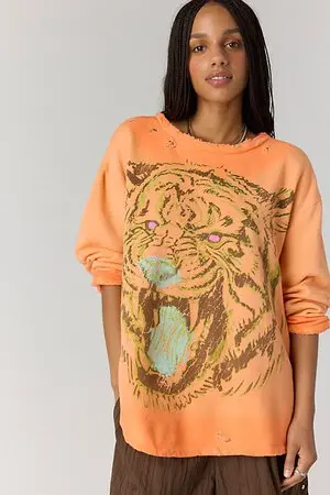 MAGNOLIA PEARL Tiger Face Hermosa Sweatshirt