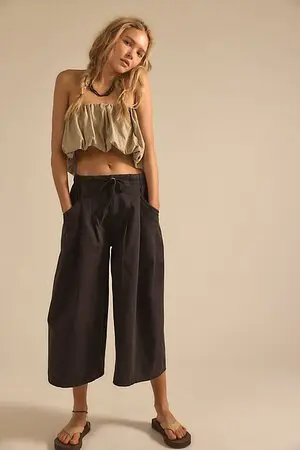 Free People Cropped Wide Leg Pants