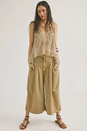 Free People Cropped Wide Leg Pants