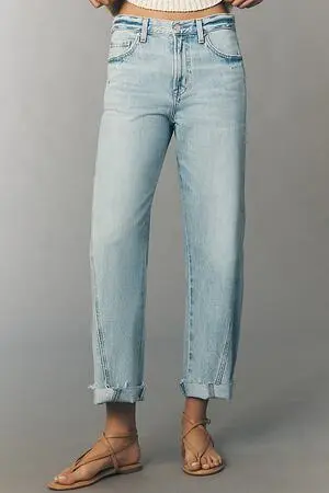 PISTOLA Kacey High-rise Cuffed Boyfriend Jeans