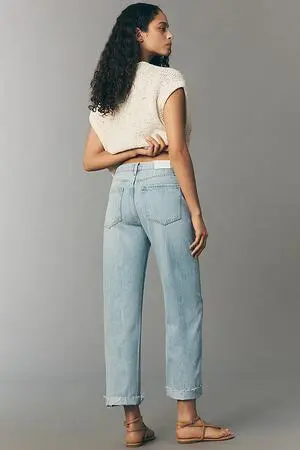 PISTOLA Kacey High-rise Cuffed Boyfriend Jeans