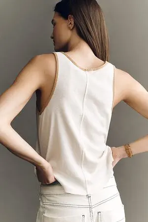 RAGABOND Stardust Cotton Hemp Blend Tank Top