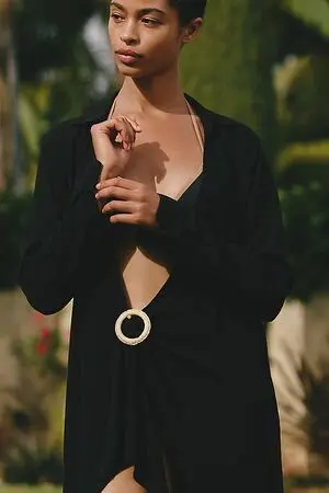 PQ SWIM Millie Tie Cover-up - Black