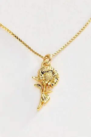 SET & STONES Elsie Birth Flower Necklace - August