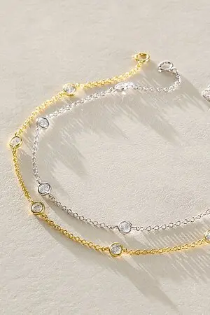 Free People Rian Anklet - Silver