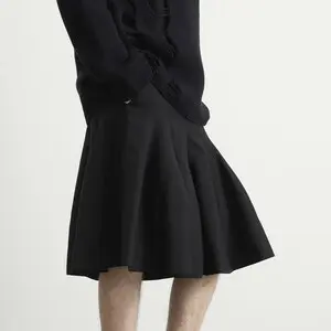 Comme Des Garçons Wool Structured Shorts