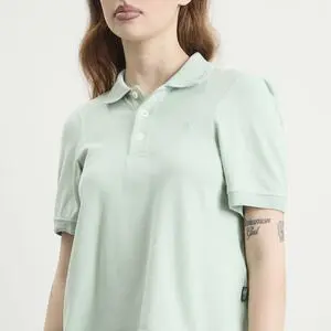 MAISON MARGIELA Cotton Polo Top With Embroidered Branding