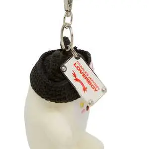 CHARLES JEFFREY Gromlin Plush Keyring - Ecru/black