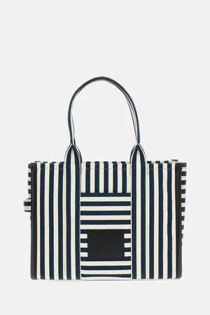 Marc Jacobs Large Striped Canvas Tote Bag - Multicolor