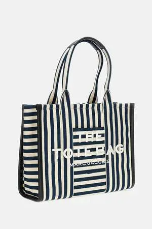 Marc Jacobs Large Striped Canvas Tote Bag