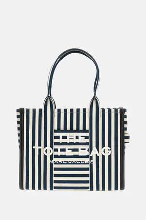 Marc Jacobs Large Striped Canvas Tote Bag - Multicolore