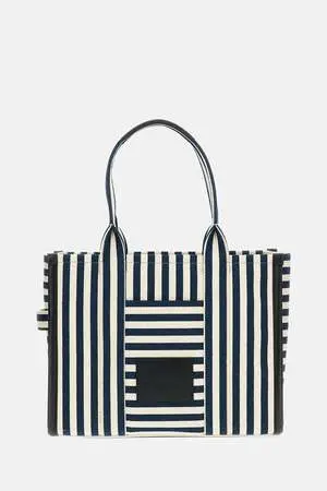 Marc Jacobs Large Striped Canvas Tote Bag - Multicolore