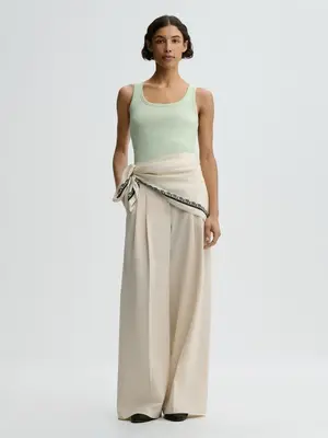 BY MALENE BIRGER Dali Organic Cotton Tank Top - Seacrest