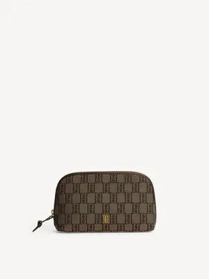 BY MALENE BIRGER Cara Small Cosmetics Case - Bison