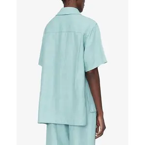 JOSEPH Volu Relaxed-fit Linen-blend Shirt