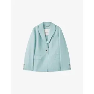 JOSEPH Relaxed-fit Linen-blend Blazer