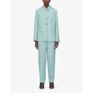 JOSEPH Relaxed-fit Linen-blend Blazer