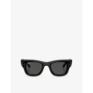 Ray-ban Wayfarer Puffer Square Sunglasses - Black