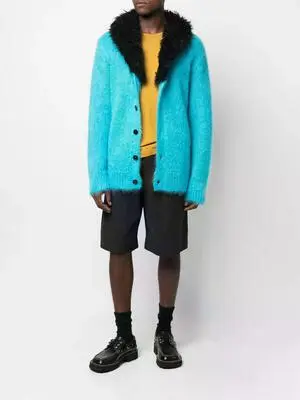 Marni Brushed V-neck Cardigan