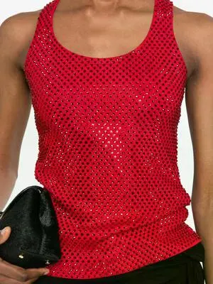 Giuseppe Di Morabito Embellished Racer Back Tank Top